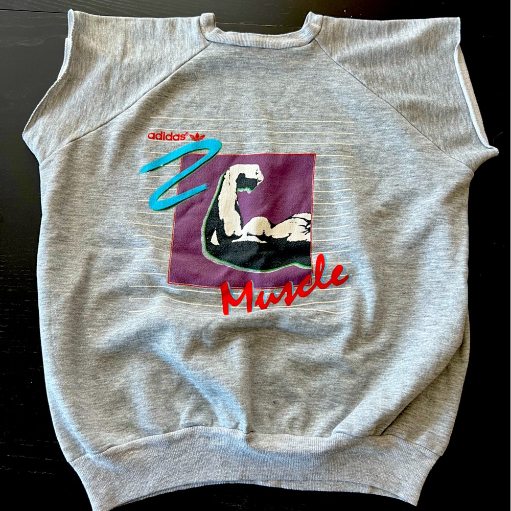 Rare Vintage Adidas 80’s Muscle Sweatshirt - Gem